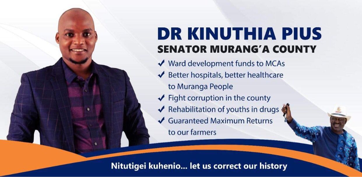 Kinuthia.The only ODM senatorial aspirant in Mt Kenya - The Mt Kenya Times