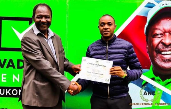 ANC aspirant for Malava constituency gets certificate - The Mt Kenya Times