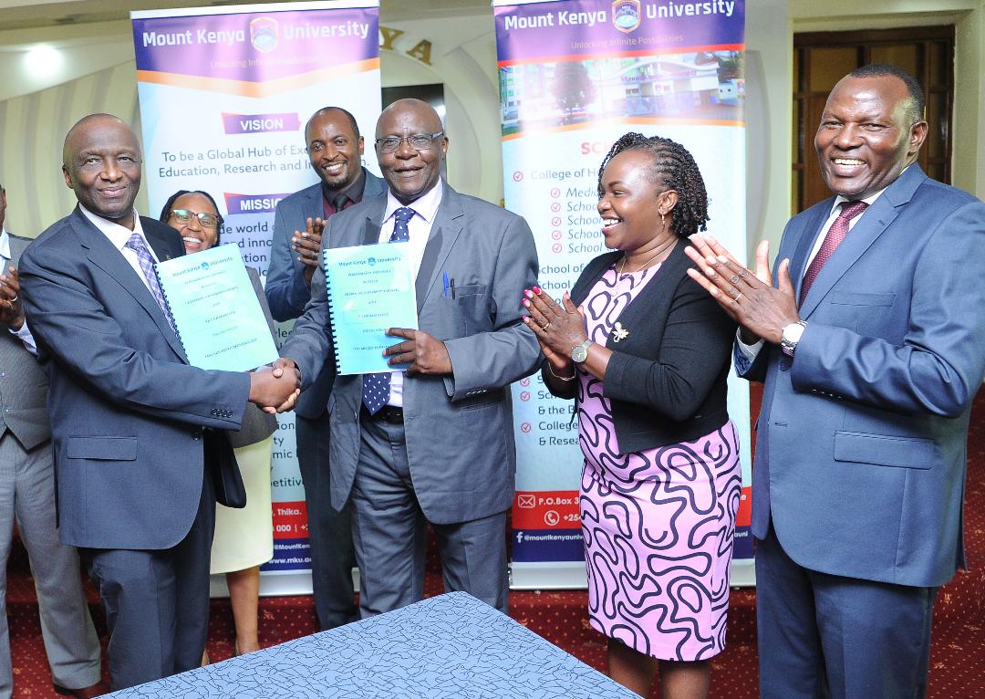 MKU Staff Sign Fresh Performance Contracts - The Mt Kenya Times