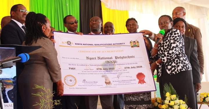 Nyeri National Polytechnic Gets Green Light To Offer Internal Exams And ...