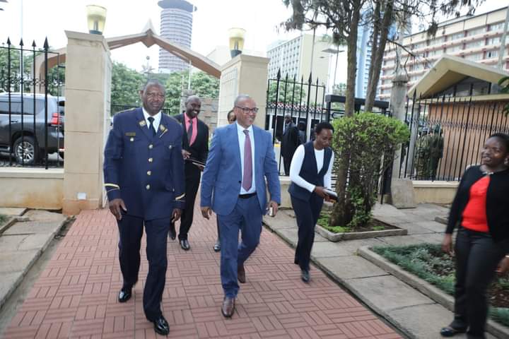 Cabinet Secretary Zachariah Njeru Appeared Before The Senate
