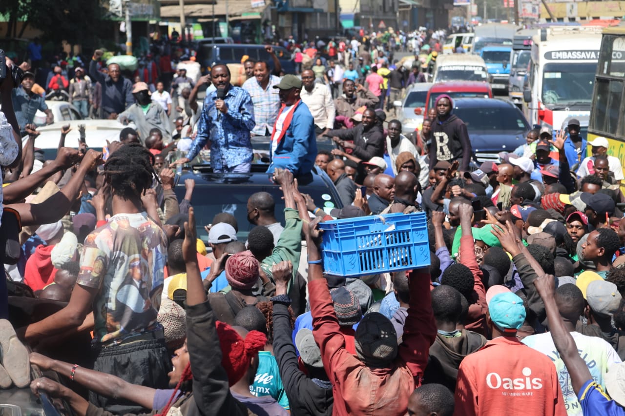 Wiper Leader Advocates For, Famers, Traders And Youth In Nairobi Visit ...