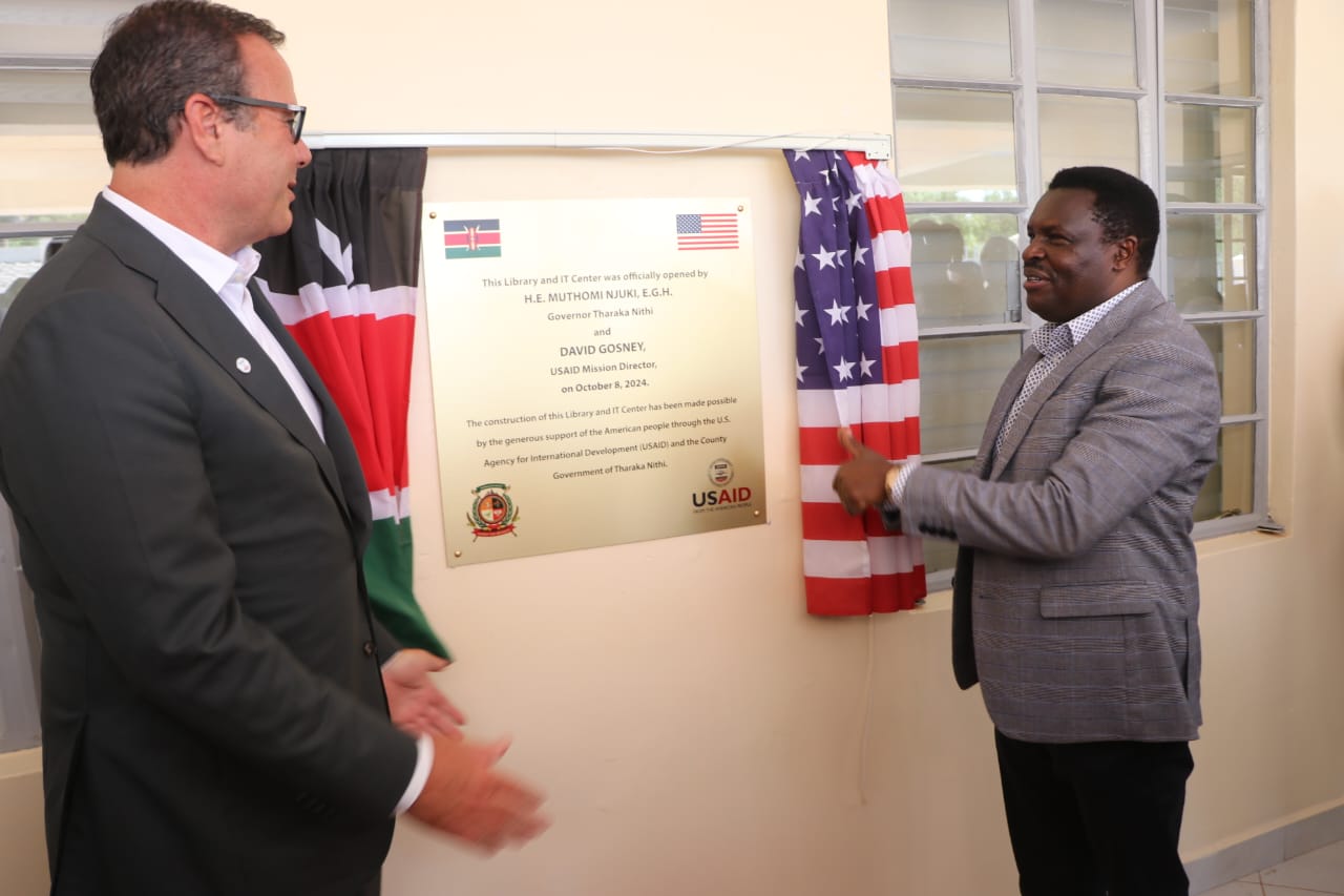 Governor Njuki: Community Library And ICT Centre To Promote Education ...