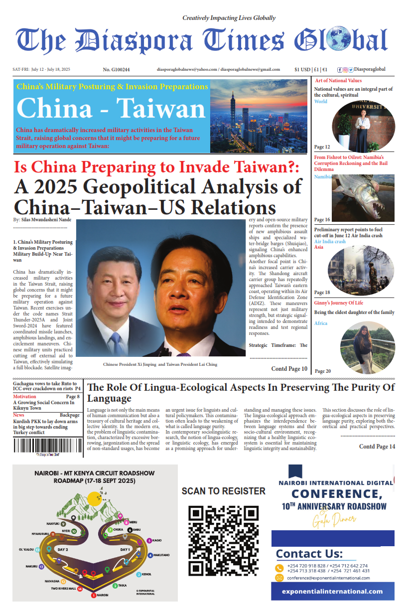 Diaspora Times Global July 12 - July 18, 2025 - The Mount Kenya Times